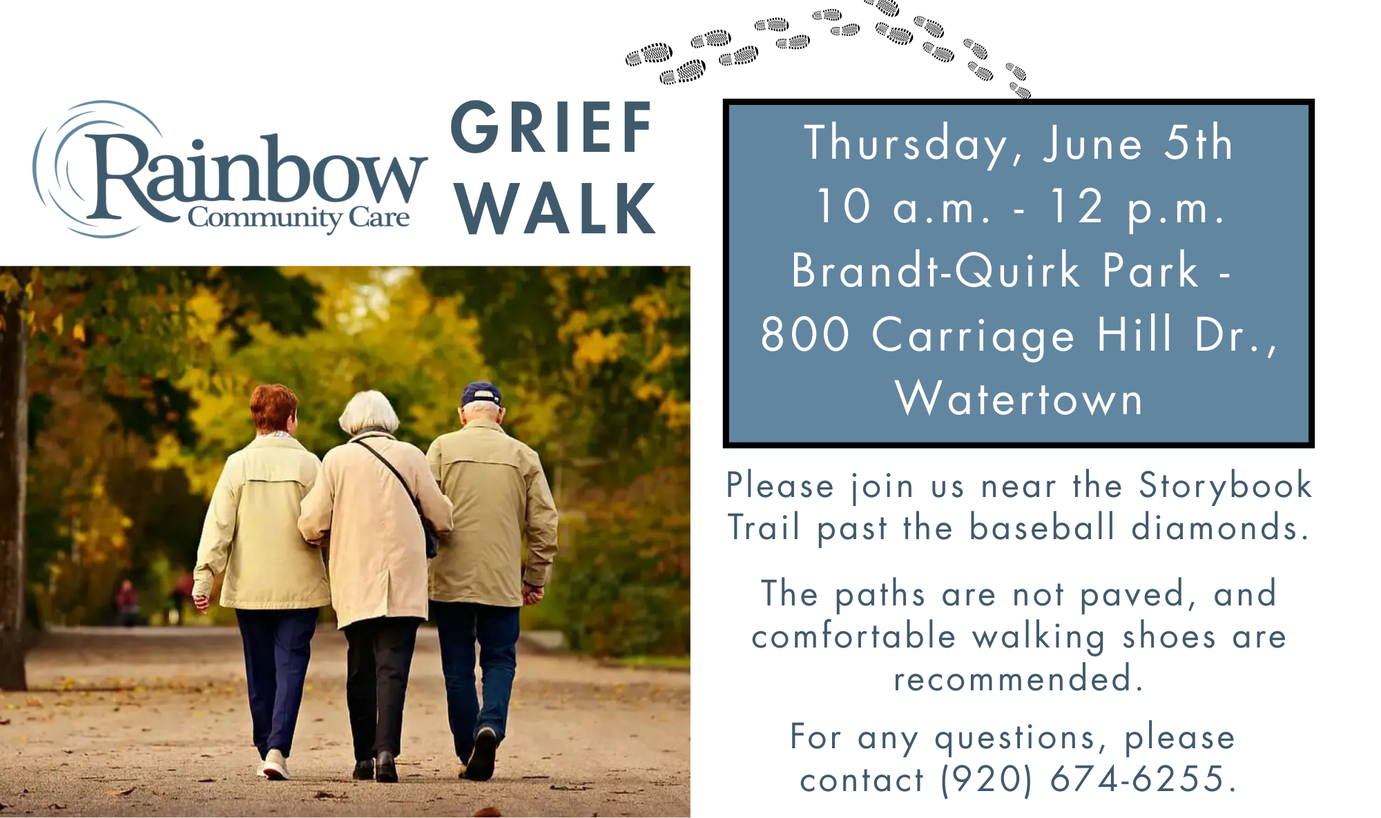 Rainbow Plans Community Grief Walk